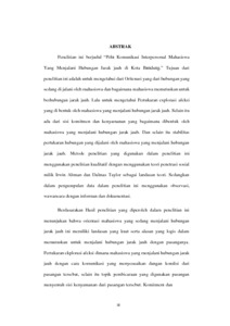 POLA KOMUNIKASI INTERPESONAL MAHASISWA YANG MENJALANI HUBUNGAN LDR (LONG DISTANCE RELATIONSHIP ...